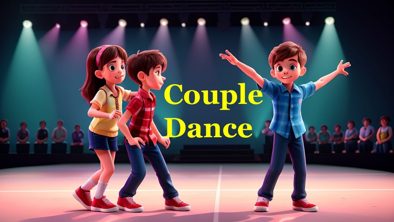 Animation couple dance video l 2D animation l Kids choice - YouTube