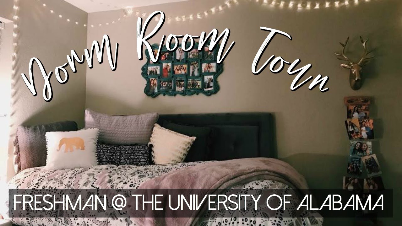 FRESHMAN DORM TOUR | The University of Alabama | Hope Renae - YouTube
