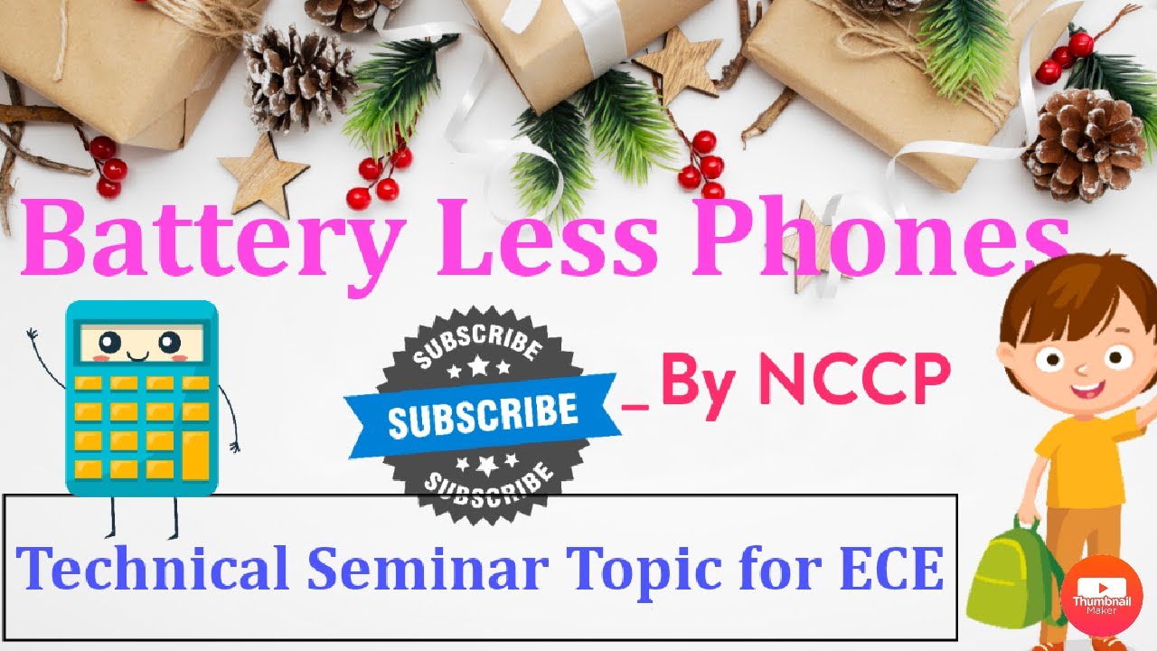 Battery Less Phones|| Phone Without battery || Technical Seminar Topic ...
