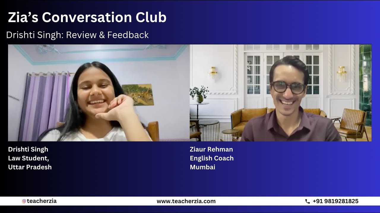 Coaching Conversation with Drishti Singh - YouTube