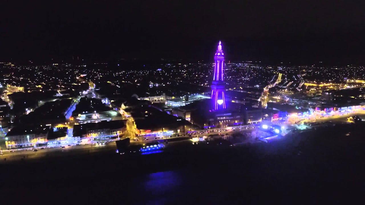 blackpool at night - YouTube
