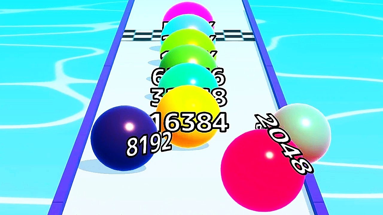 Ball Run Infinity Number Up To (128M, 256M, 512M, 1024M) ! All Levels ...