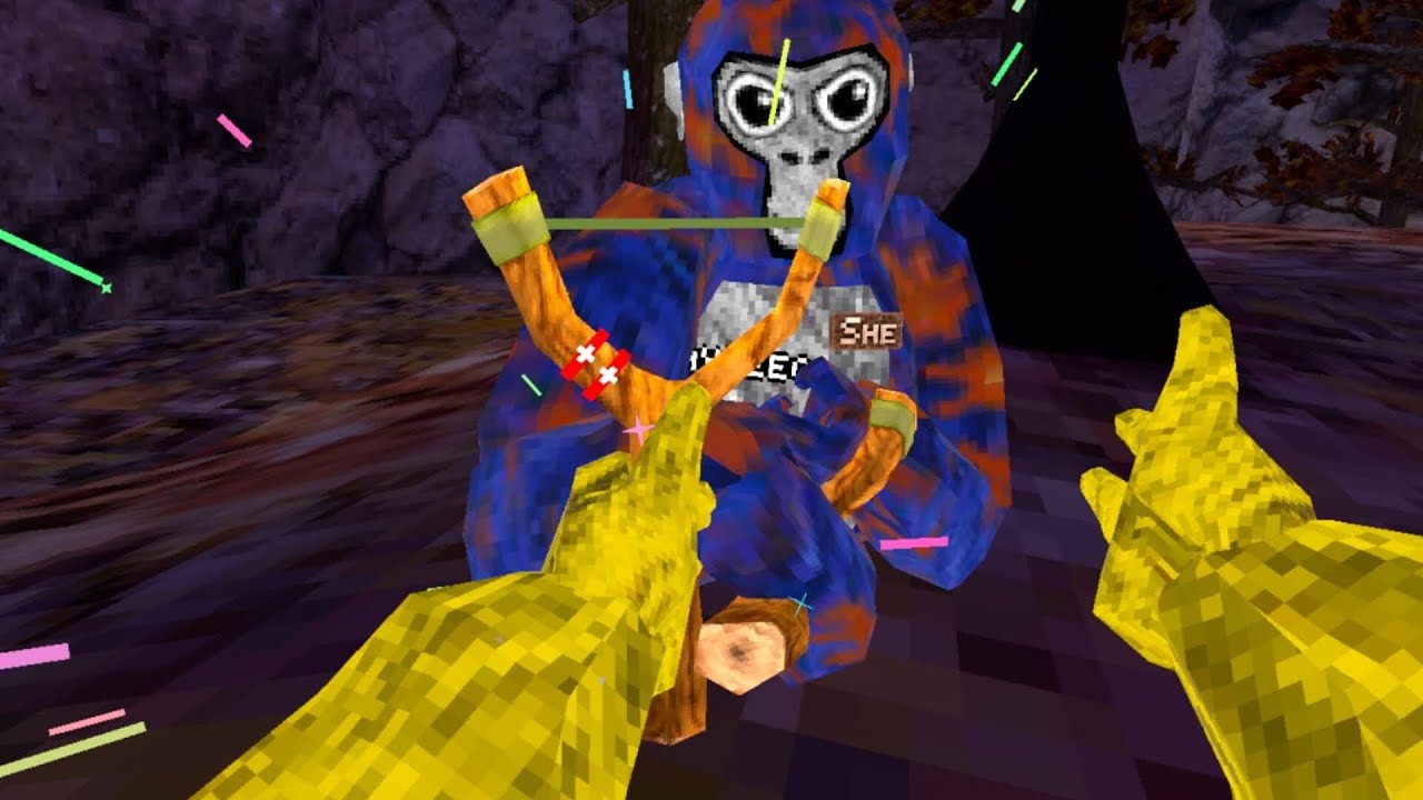 Gorilla Tag Paintbrawl - YouTube