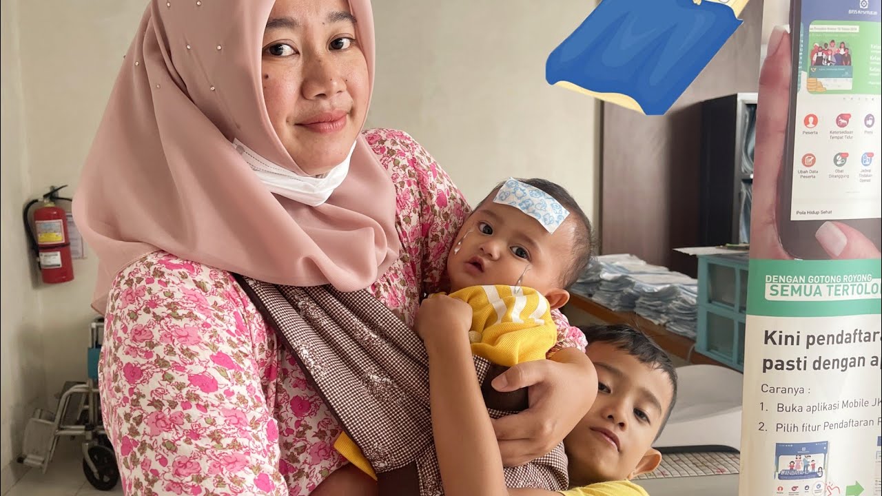 BAYI AZAM REWEL SAKIT PANAS 😭 MAMAH BAWA PERIKSA KE DOKTER | Ali Vlog ...