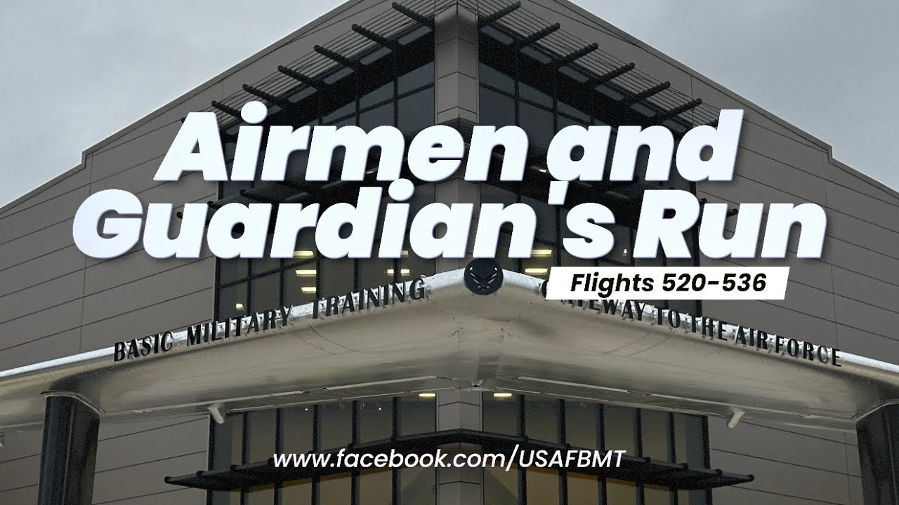 USAF BMT Airmen and Guardian's Run: Flights: 520-536 -- Aug 13, 2024 ...