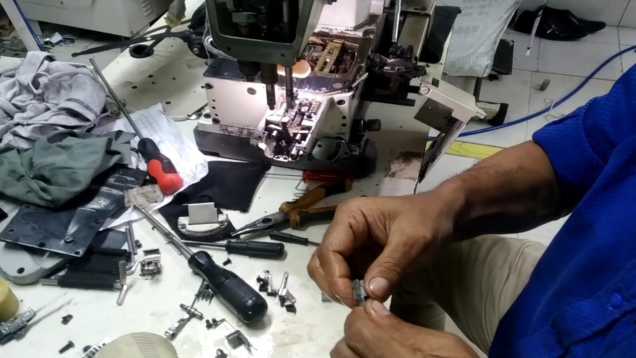 Cylinderbed Flatlock M/c Feeddog position Timing | flat lock machine ...