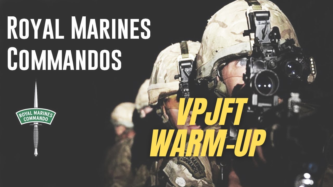 Royal Marines PJFT Warm Up - YouTube