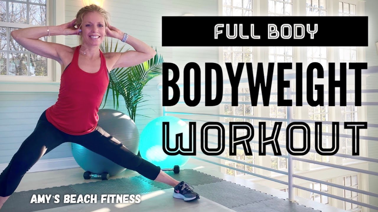 30 MIN Full Body Bodyweight Workout you can do at HOME - YouTube