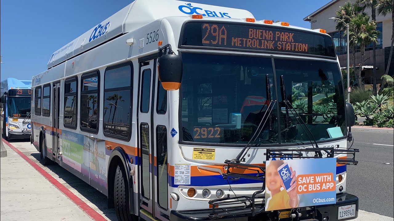 OCTA Route 29A North Huntington Beach PCH and 1st to Buena Park ...