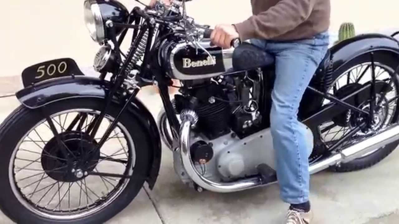 Benelli 500 4TN primo giro. - YouTube