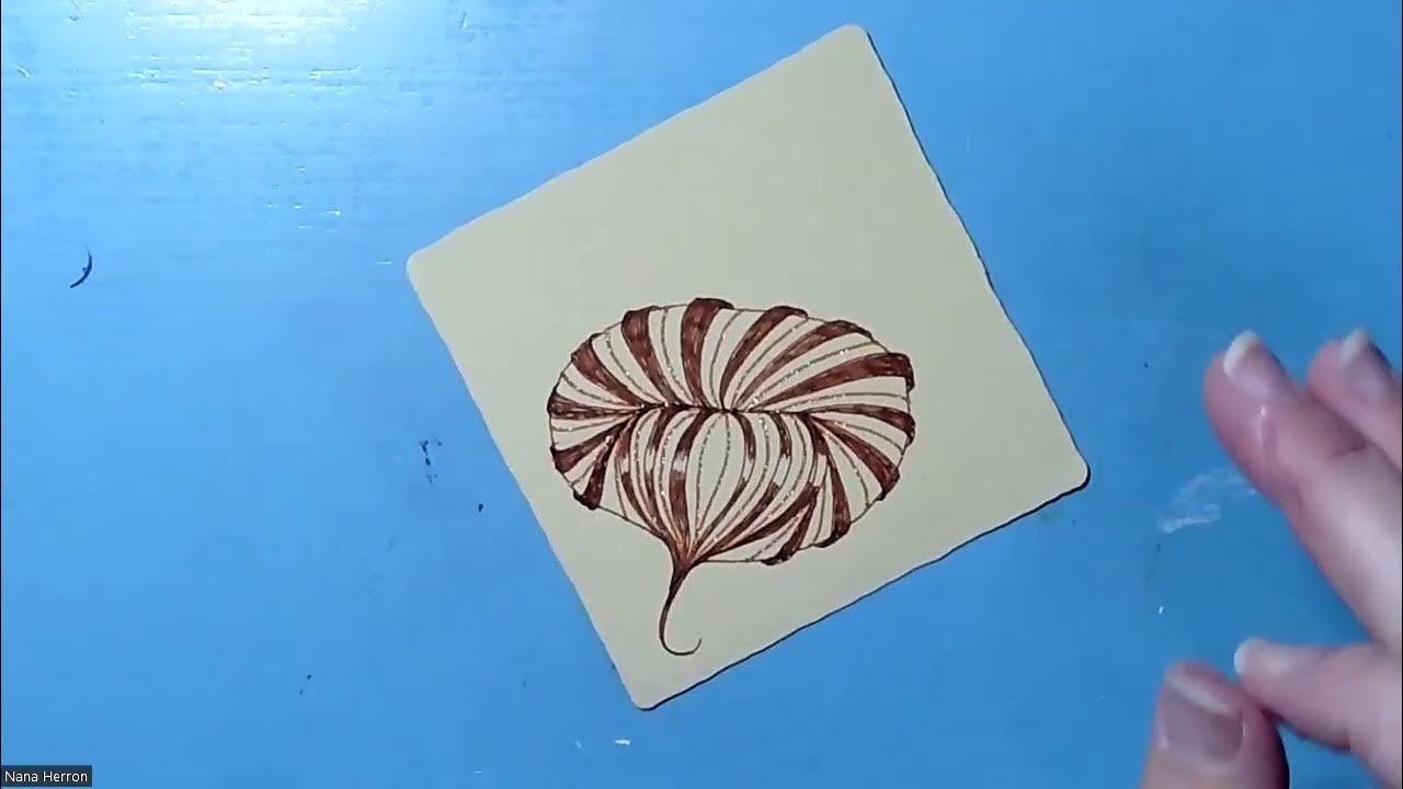 2024 Inktober Tangles Day 13: Pouyang - YouTube