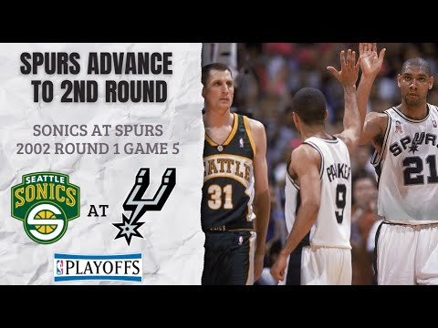 2002 Playoffs - Seattle SuperSonics at San Antonio Spurs - Round 1 Game ...