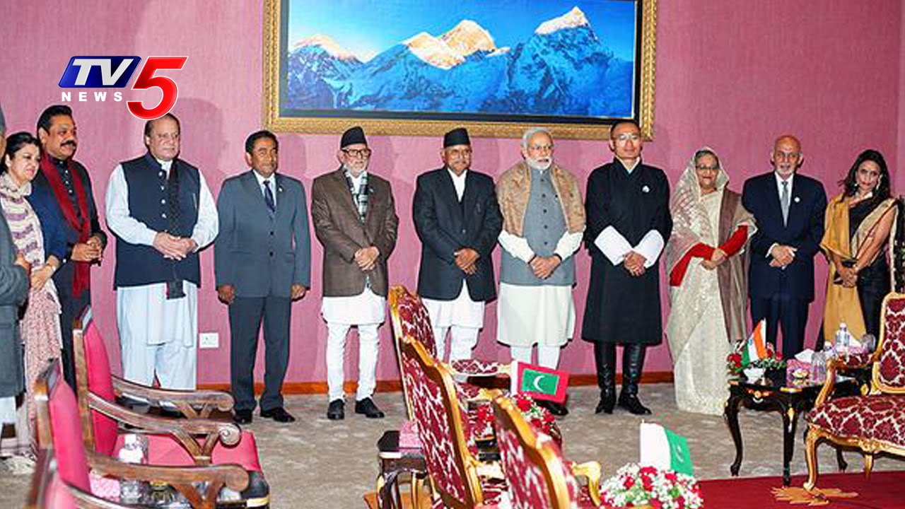 Narendra Modi First SAARC Summit Success : TV5 News - YouTube