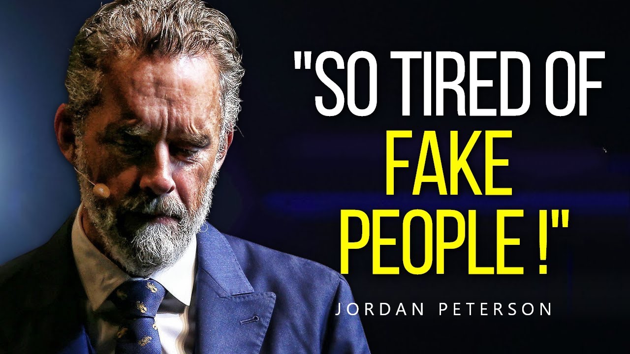 "You Are Talking With A Fake Person.." - Jordan Peterson Advice - YouTube