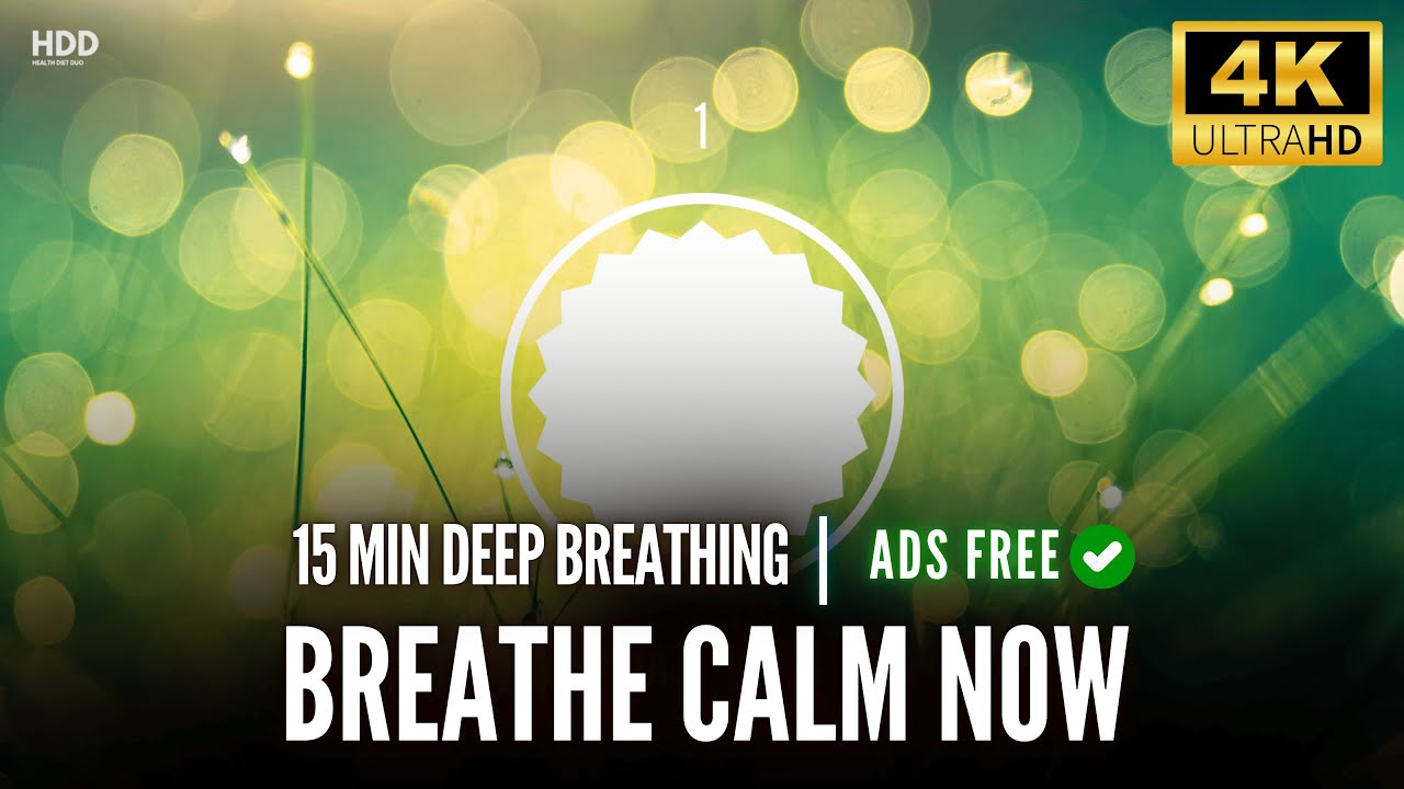 15-Minute Calm Breathing | Guided 4-7-8 Technique - YouTube
