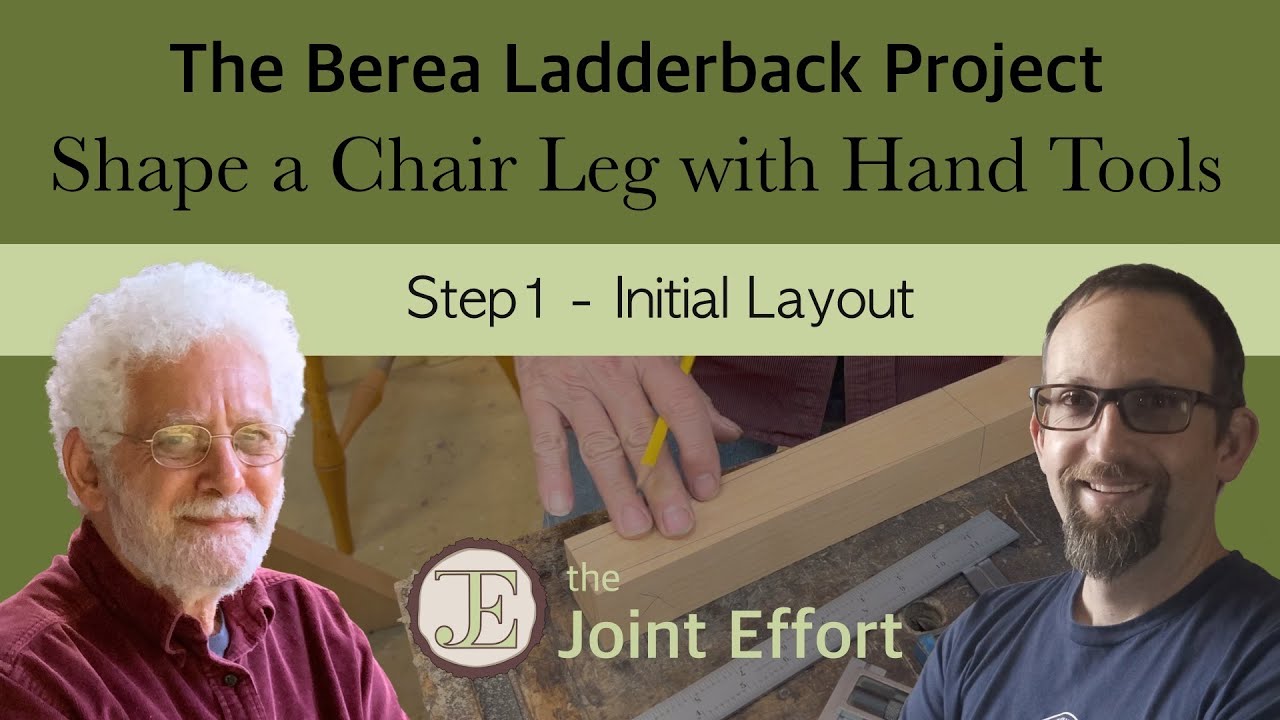 Step 1- Initial Layout - Shape a Round & Tapered Chair Leg by Hand ...