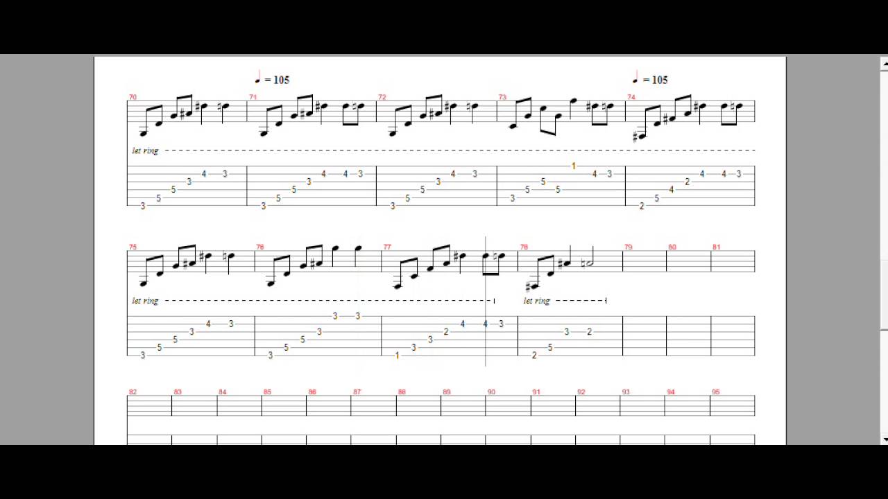 dear mozart (version jerry) tabs - YouTube