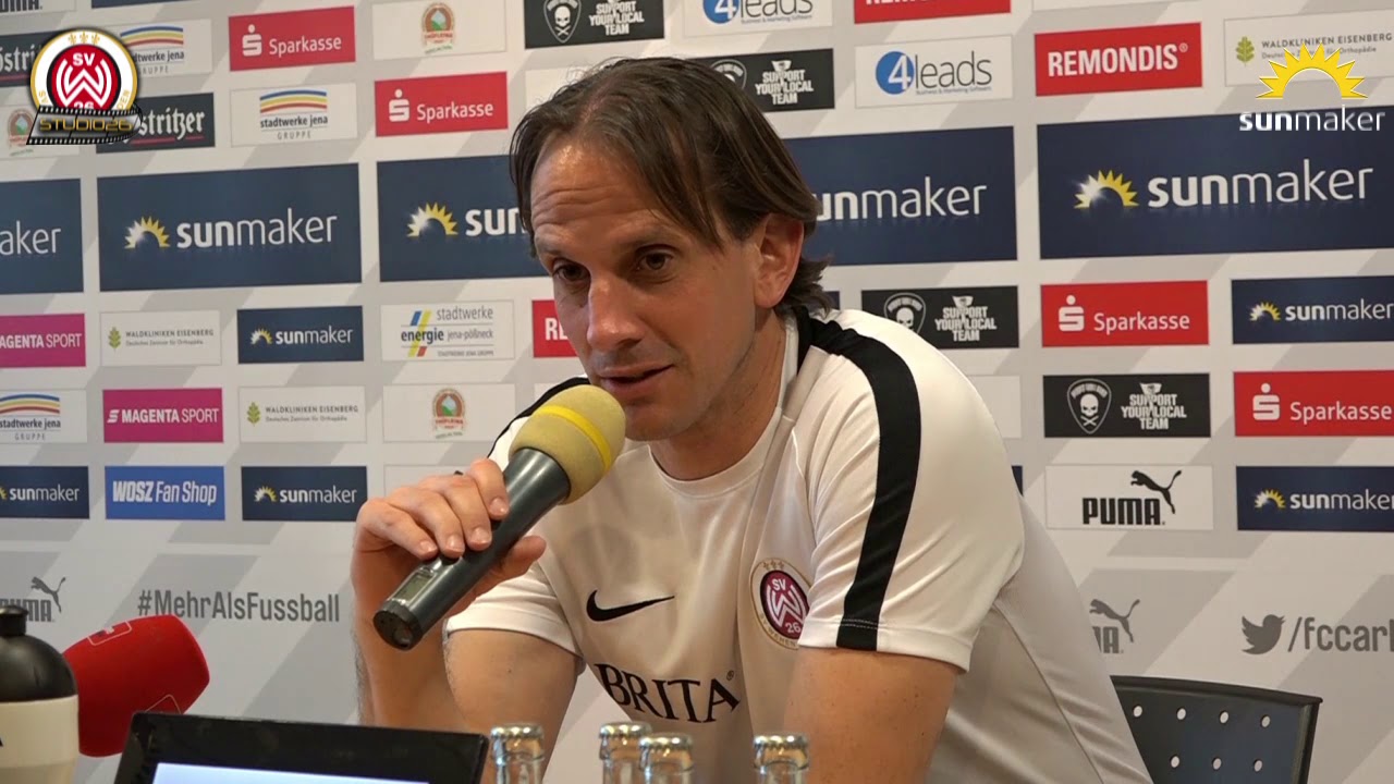 Rüdiger Rehm nach dem Spiel FC Carl Zeiss Jena vs. SVWW - YouTube