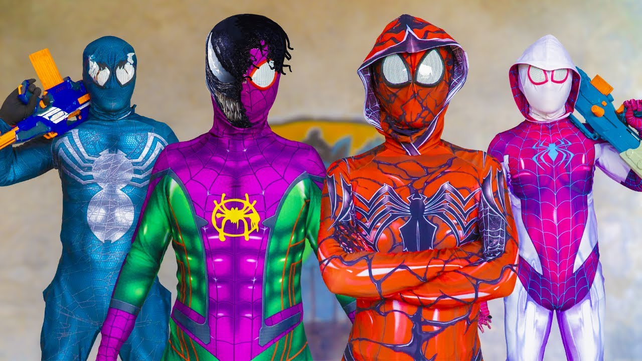 Team Spider Man vs New Bad ALIEN SUPERHERO || Spider Girl is the Bad ...