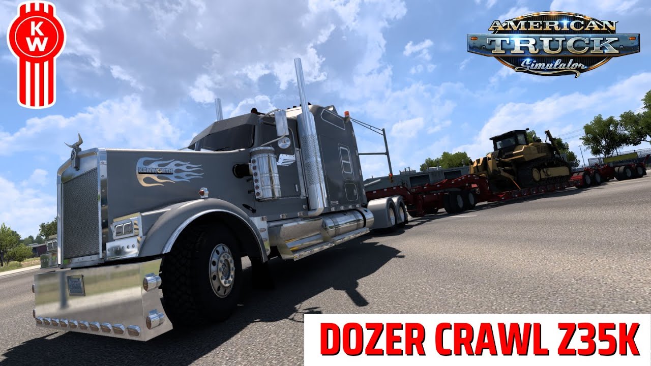 Kenworth W900 CAT PRE ACERT Tuned Carrying Dozer Crawl Z35k American ...