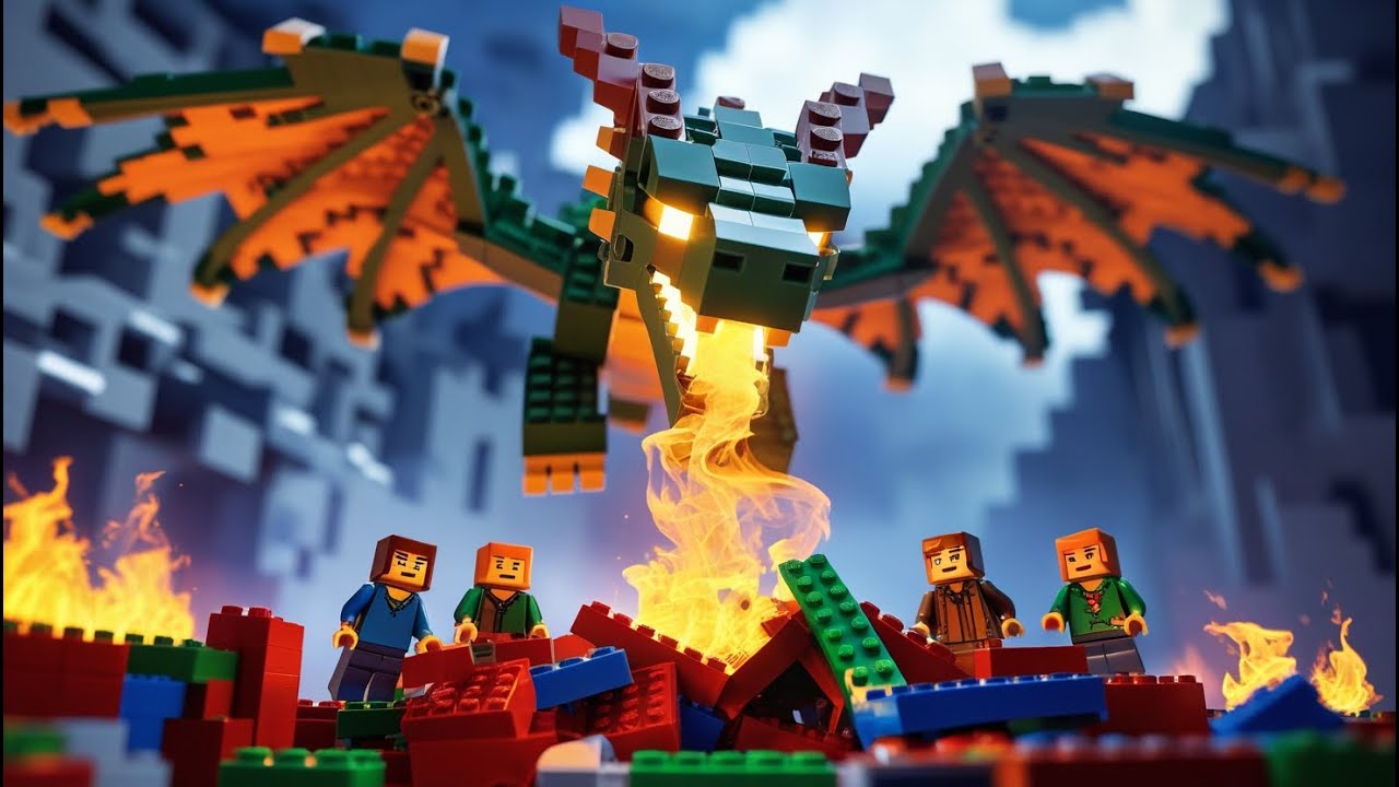 Watch This LEGO Dragon Come To Life Step By Step! - YouTube