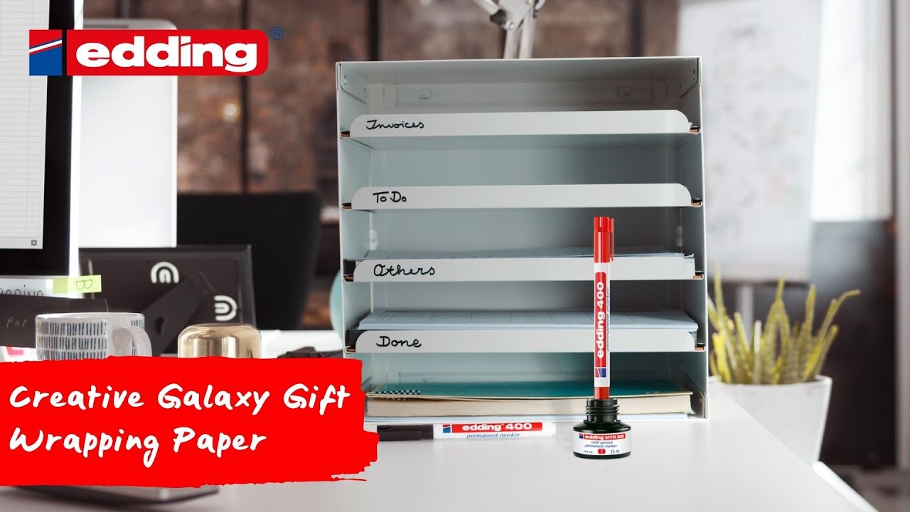 How to use the edding refill ink capillary refill system - YouTube