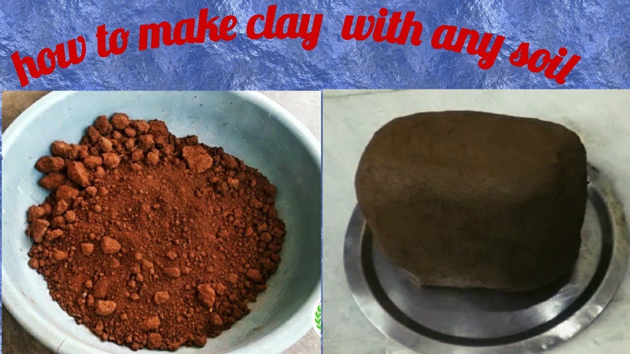 How to make clay with any type of soil || clay from soil || terrocot ...
