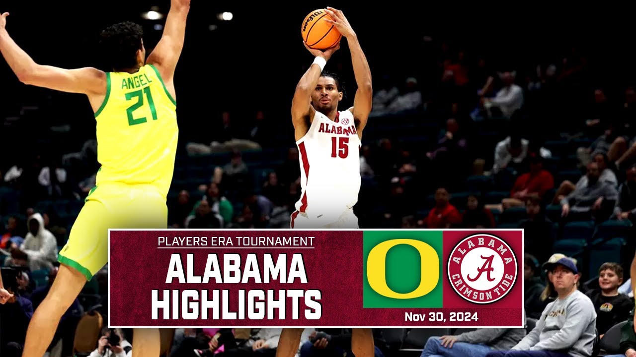 Alabama's Highlights vs. Oregon | Players Era Tournament Championship ...