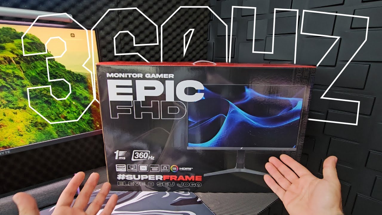 Finalmente TESTEI um monitor 360hz e me SURPREENDI - Superframe Epic ...