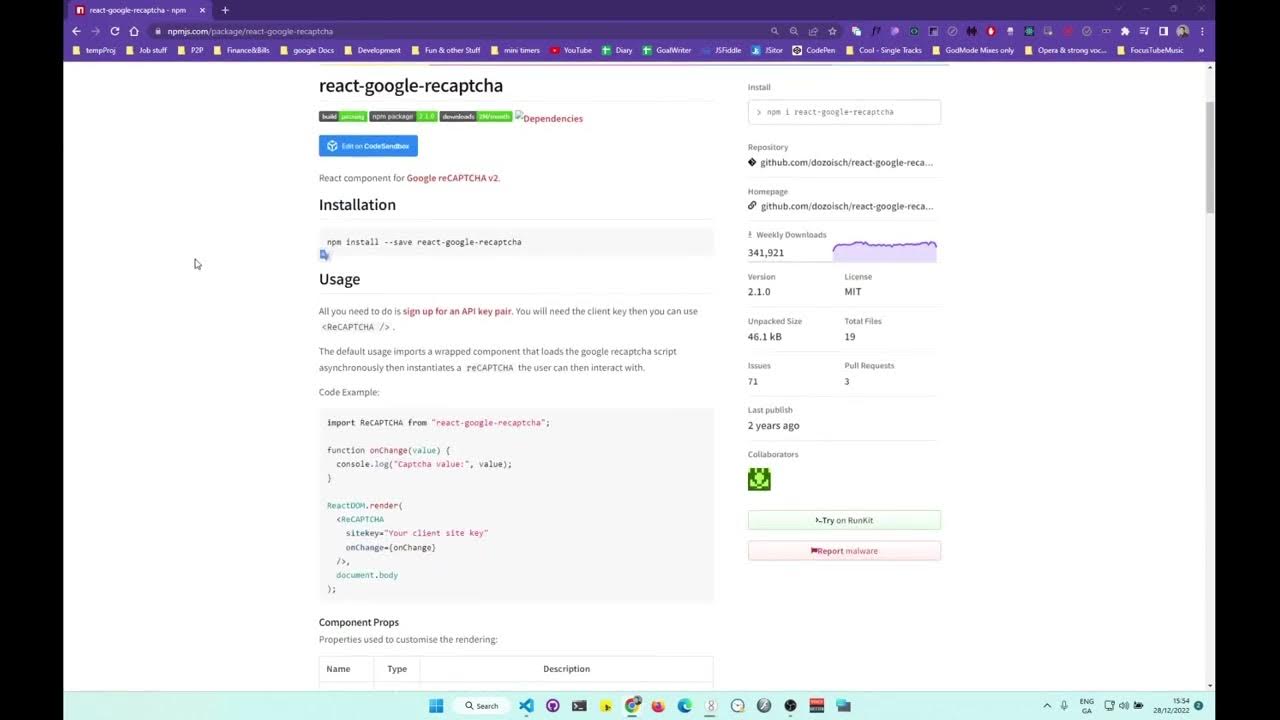 How To Use Recaptcha With React Recaptcha V3 Recaptcha Create React