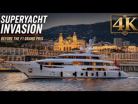 Billionaires Arrive in Monaco for F1 Week | Superyacht Invasion 2026 
