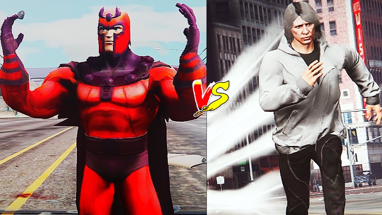 X-Men Magneto VS Quicksilver - (Mutant vs Speed) - YouTube