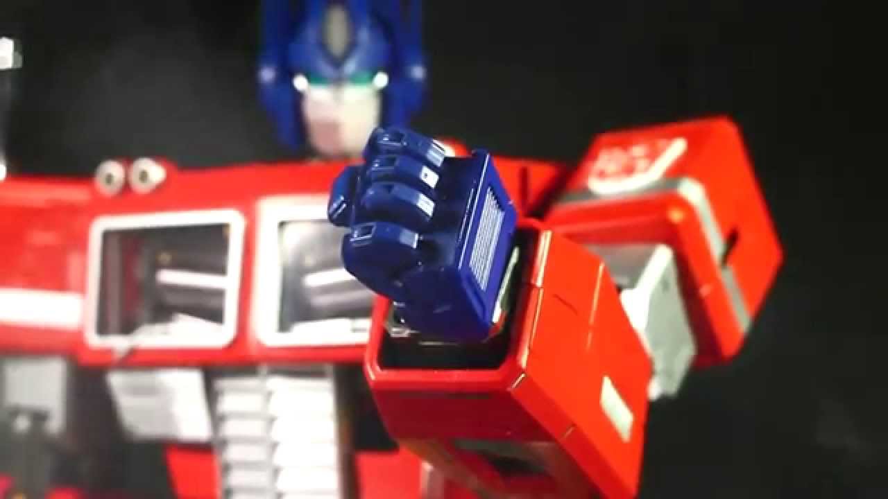 UM-01 Ultimetal Optimus Prime Armor up sequence Review Teaser - YouTube