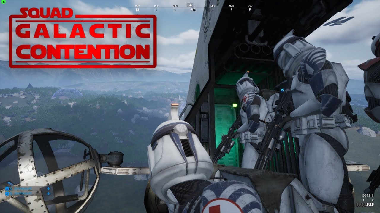 FIRST Time Playing GALACTIC CONTENTION - Squad STAR WARS MOD - YouTube
