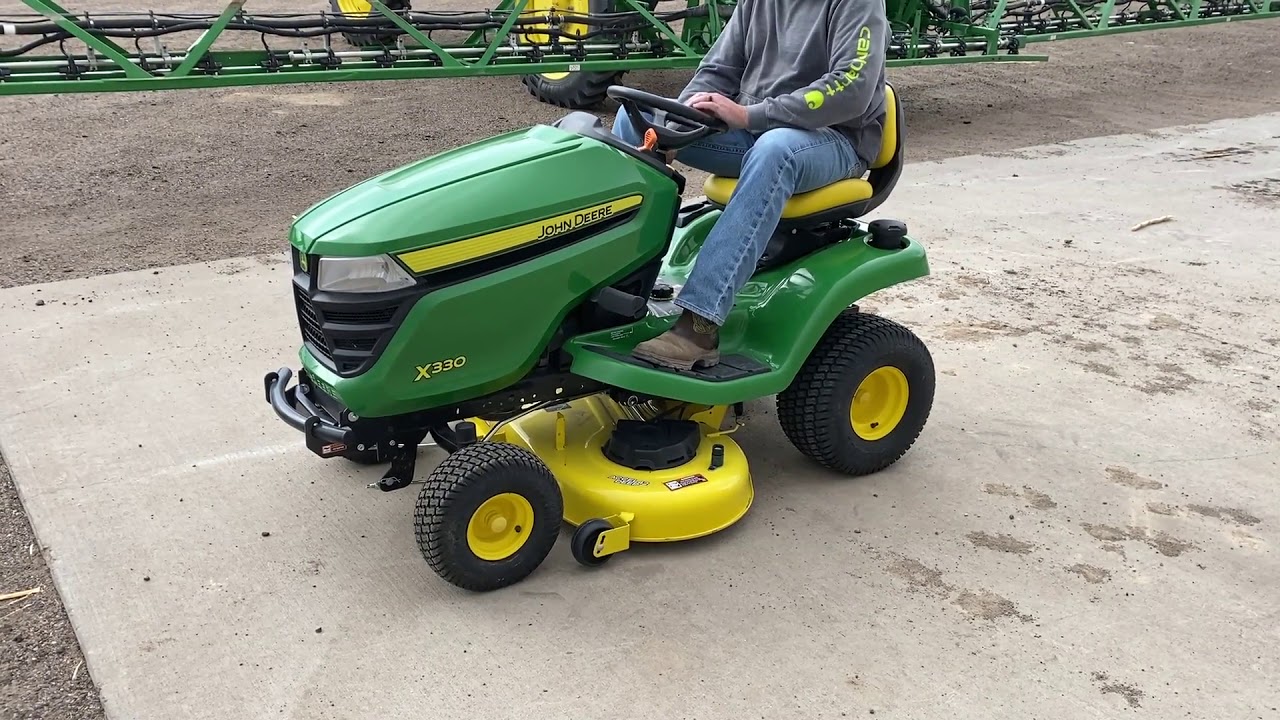 2020 JOHN DEERE X330 For Sale - YouTube