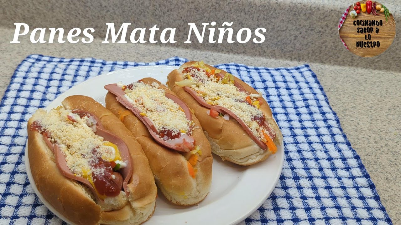 Panes Mata Niños **Receta Salvadoreña** - YouTube