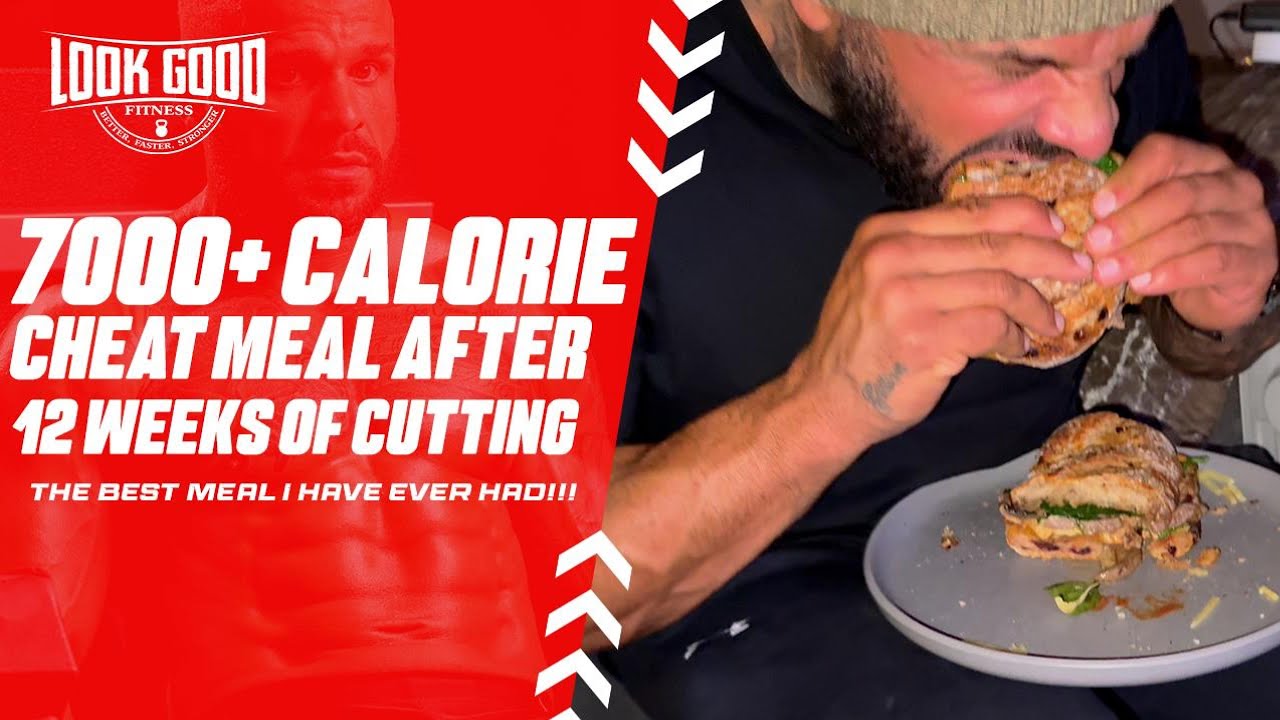 7000+ Calorie Cheat Meal After 12 Weeks Of Cutting - YouTube