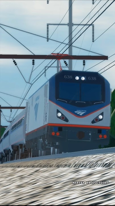 #shorts: Amtrak Northeast Regional #196 Cheverly, MD - YouTube