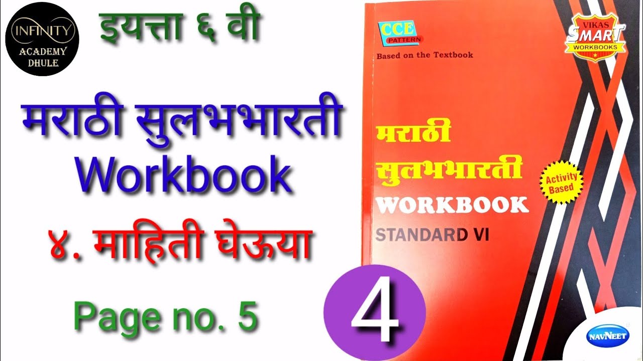 ४ माहिती घेऊया इ ६ वी मराठी सुलभभरती mahiti gheuya ans chapter 4 ...