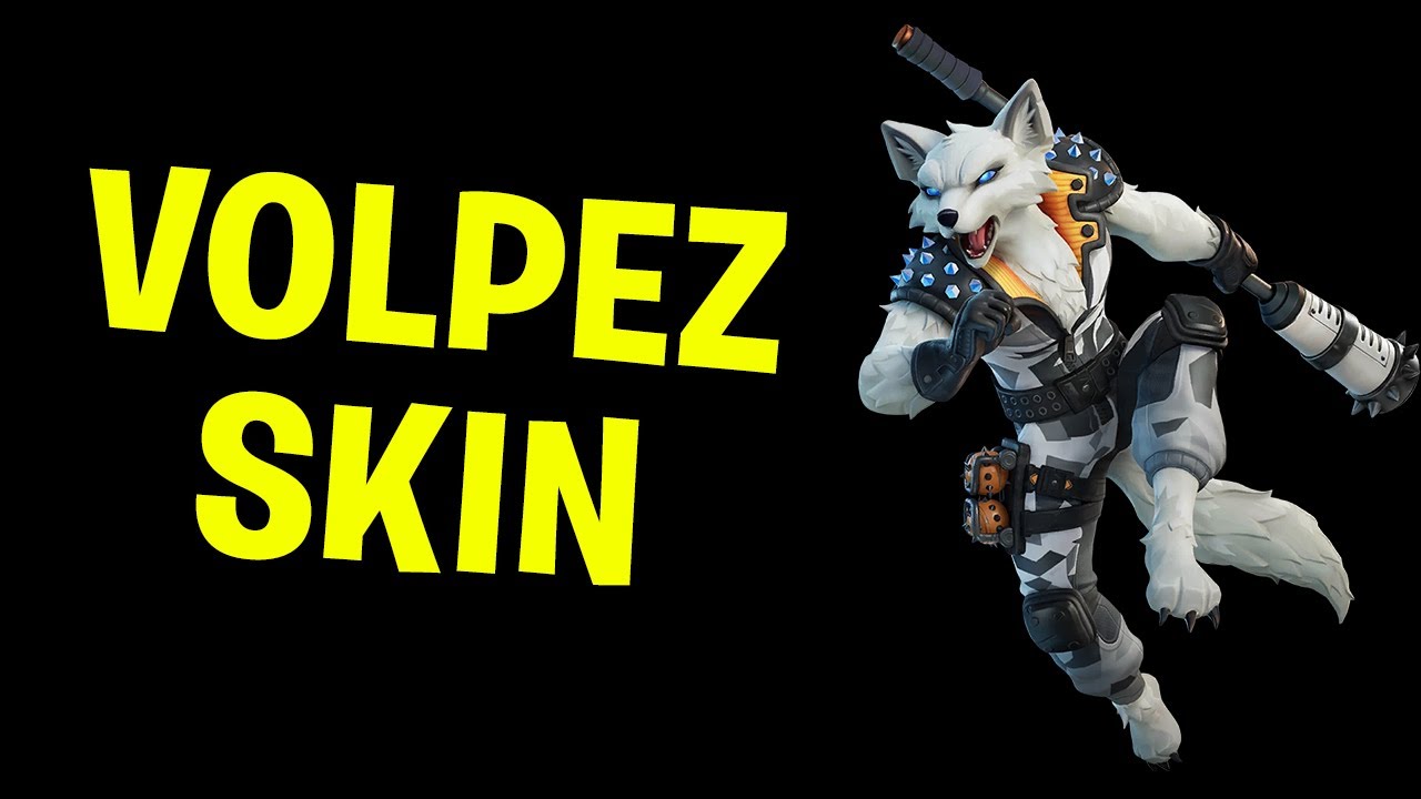 FREE BUILD COM A SKIN VOLPEZ I FORTNITE - YouTube