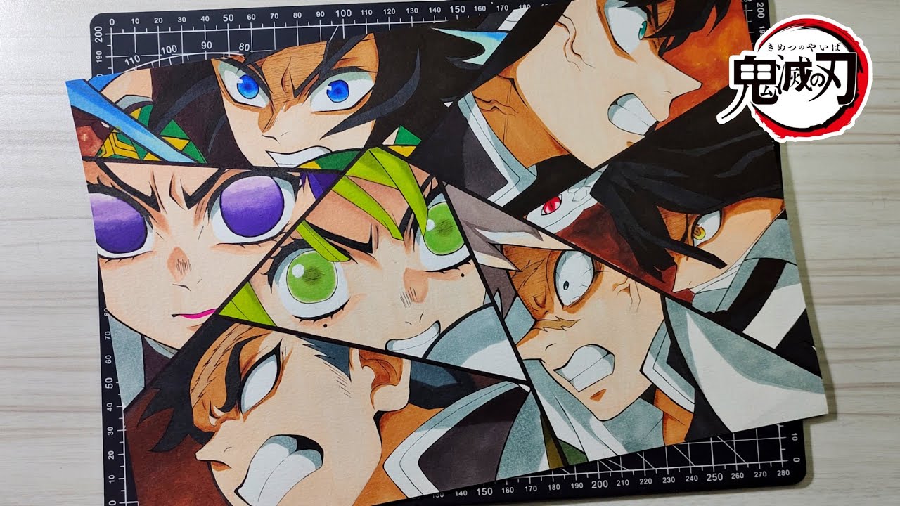 Drawing Hashira in Kimetsu no Yaiba season 4 - YouTube