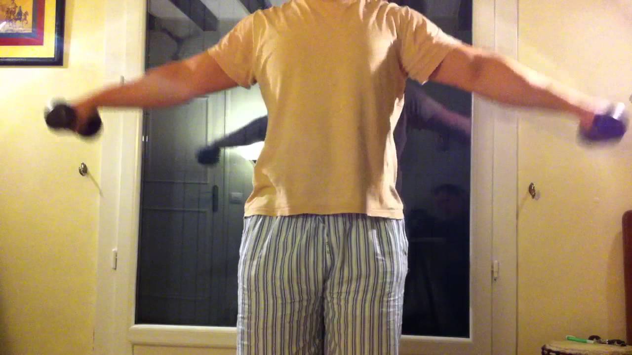 Muscler les trapèzes - exercices avec haltères - YouTube