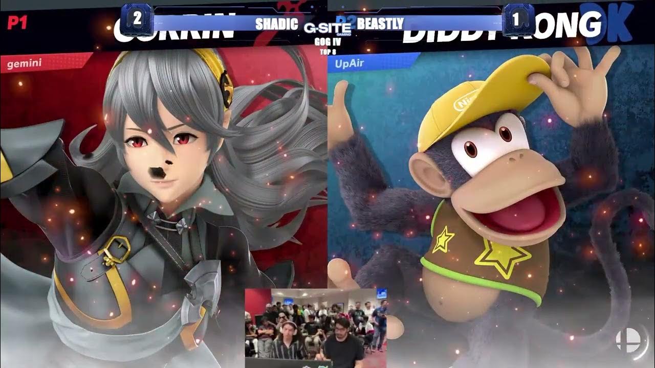 Gauntlet of Glory IV SEMI-FINAL - Beastly (Diddy Kong) Vs. SHADIC (Corrin) Smash Ultimate - SSBU ...