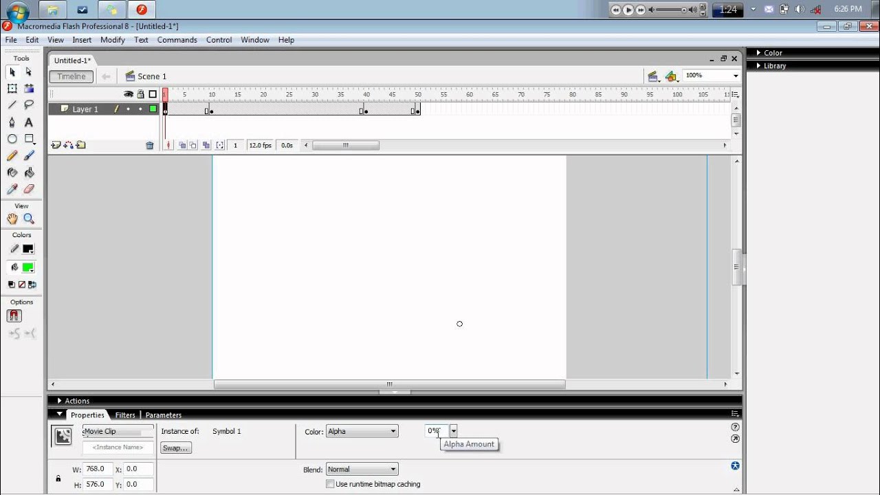 Basic Fade In Fade Out Using Macromedia Flash - YouTube