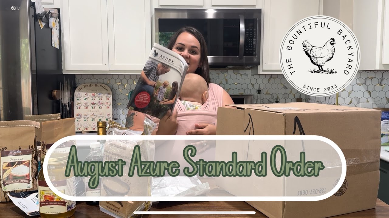 Our Very First Azure Standard Haul! - YouTube