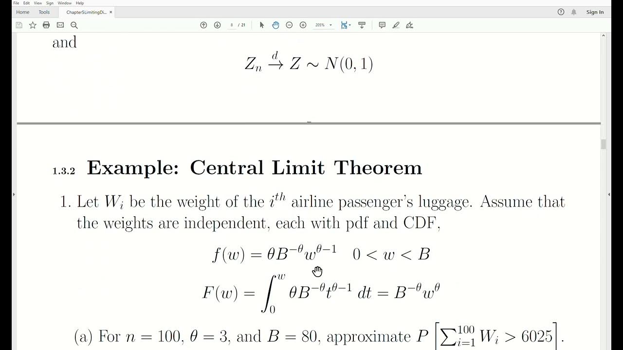 ims47 - Limiting Distributions(3/7): Central Limit Theorem - YouTube