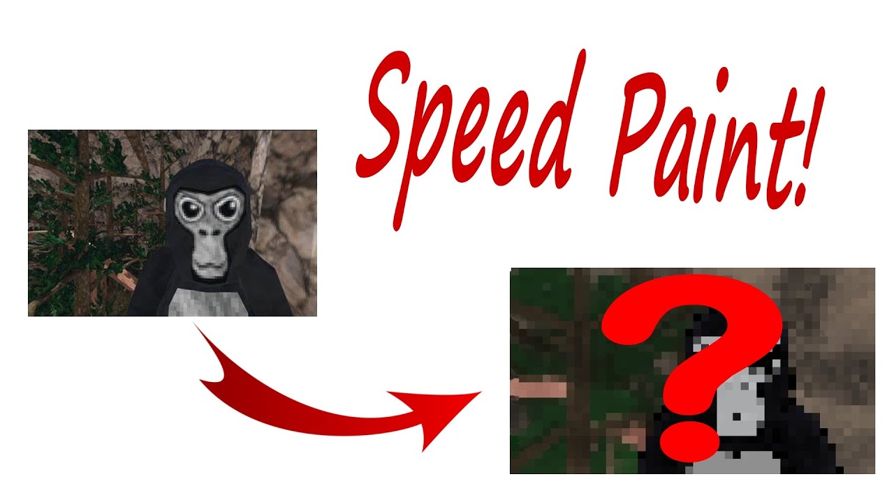 Monke Speed Paint | Gorilla Tag - YouTube