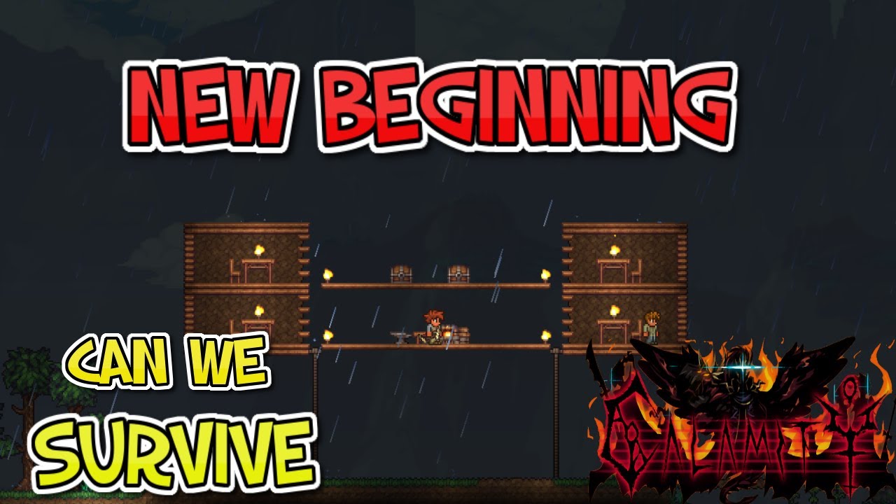 Beginning is always difficult. Expert Range Calamity Terraria lets play ...