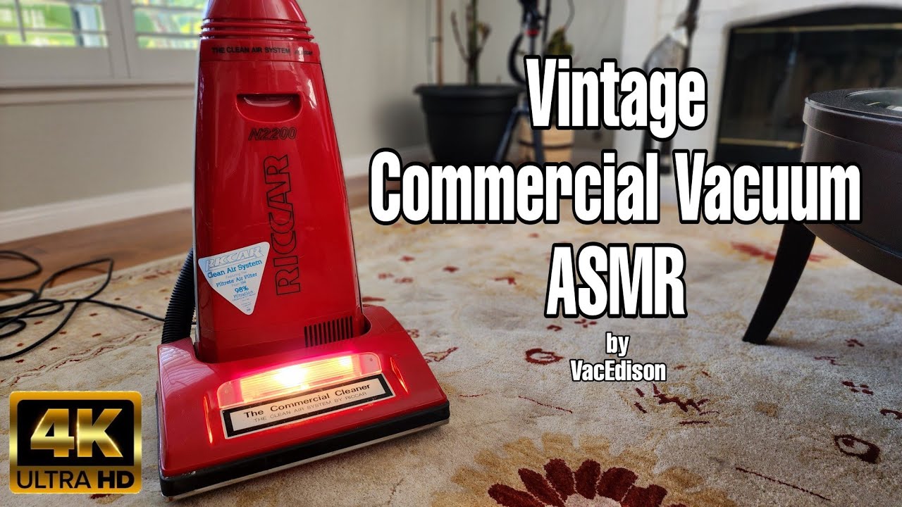 Vintage Commercial Vacuum ASMR 4K - YouTube