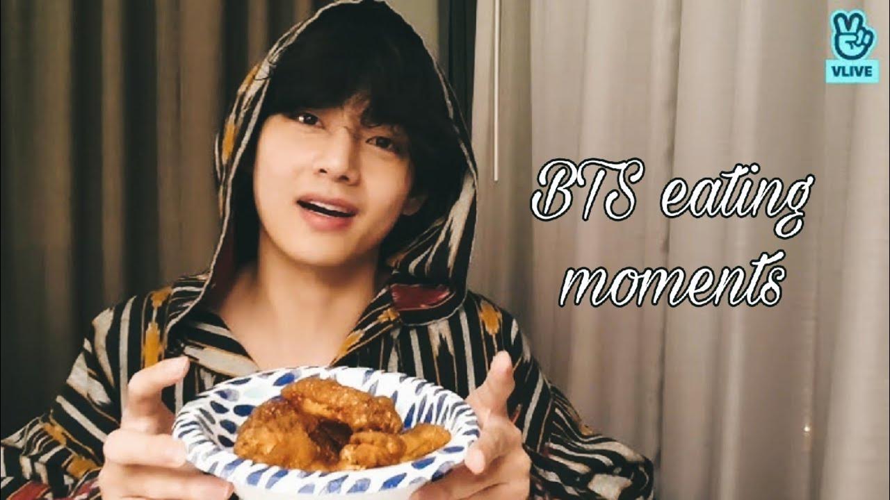 Bts eating moments 🥡🥙🥪🥓 #bts #fypシ゚ #mukbang - YouTube